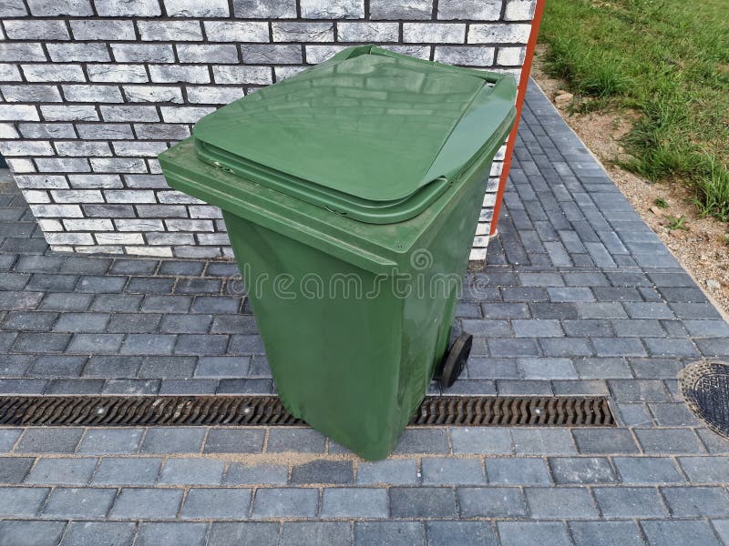 Plastic Recycling Container for Waist Collection and Recycling Stock ...