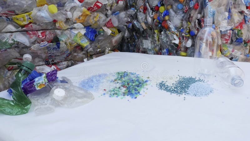 Result of Colored Recycled Plastic Bottles-STILL Stock Video - Video of ...
