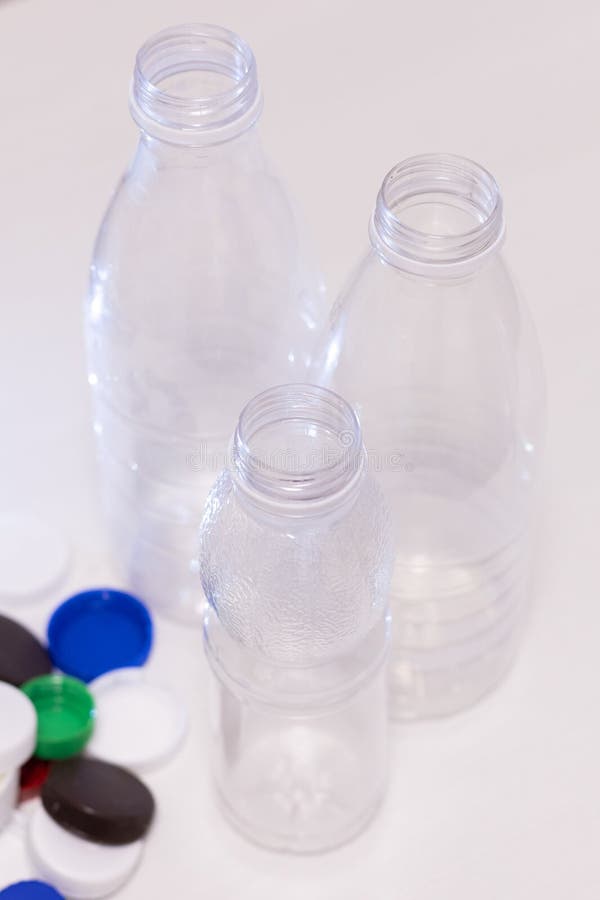 Plastic Recycling and Waste Collection. Plastic Sorting and Lids ...