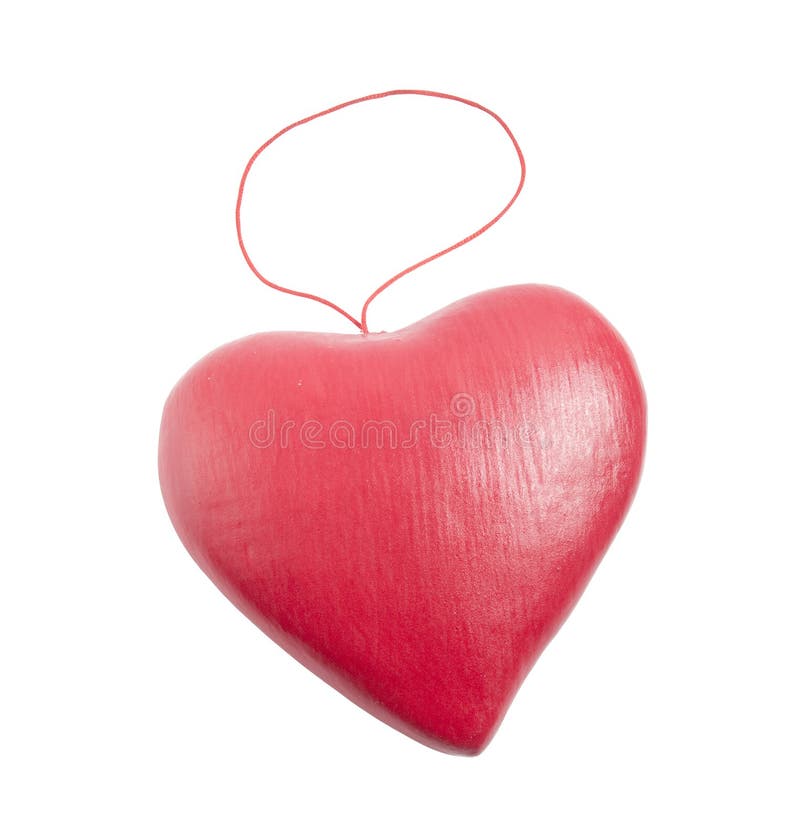 Plastic red heart stock image. Image of background, string - 11706575
