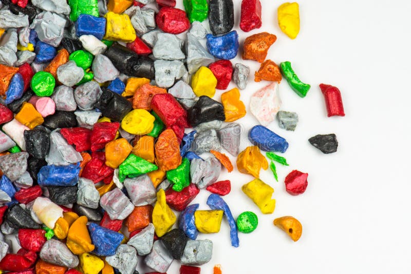 Plastic regrind stock photo. Image of close, milled, grain - 48574508