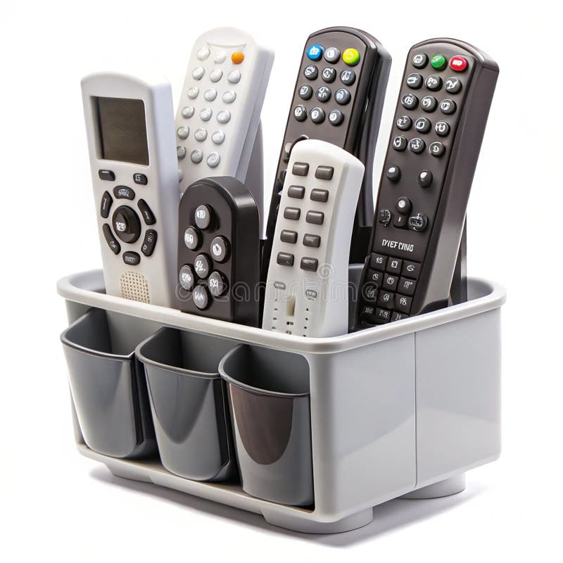 Plastic Remote Control Organizer for Neatly Storing Multiple Remotes ...