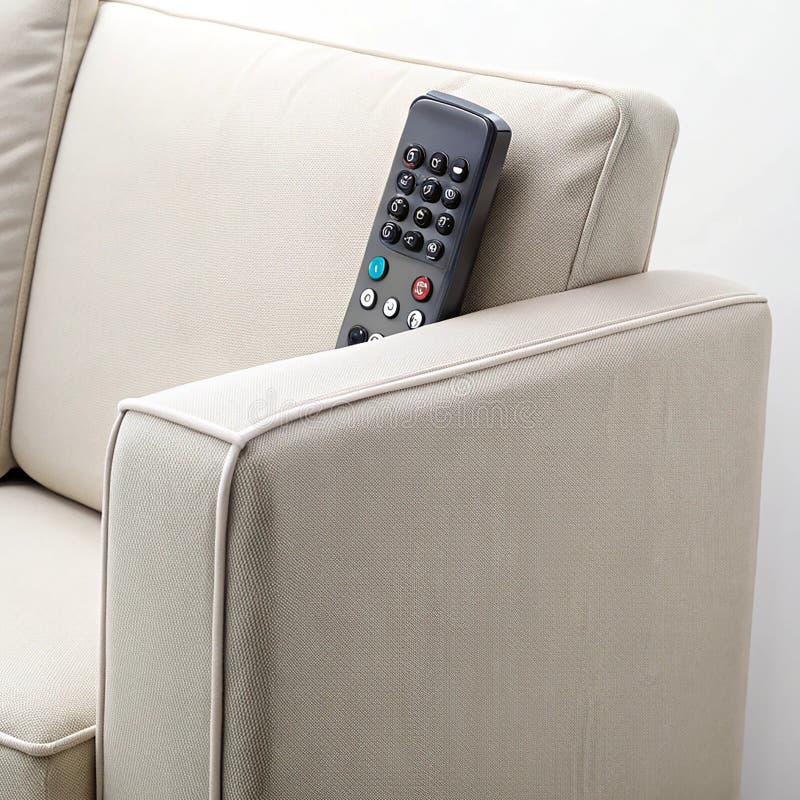 Plastic Remote Holder that Attaches To the Side of the Couch Stock ...