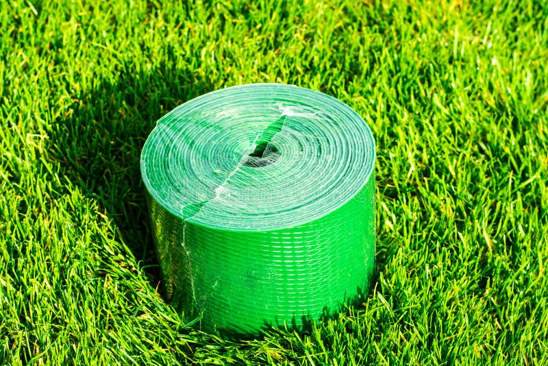 Plastic ribbon for garden stock image. Image of beautiful - 99782815