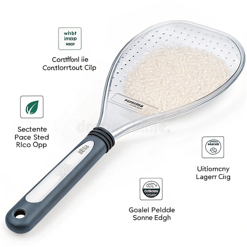 Plastic Rice Paddle with Grip PNG Stock Illustration - Illustration of ...
