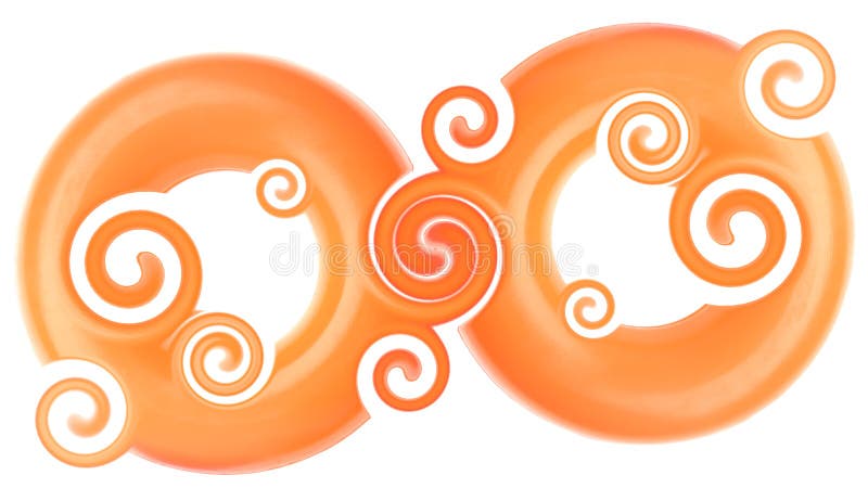 Plastic rings stock illustration. Illustration of coloured - 12493926