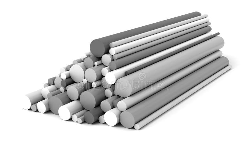 Rods of plastic stock illustration. Illustration of manufacture - 27623274