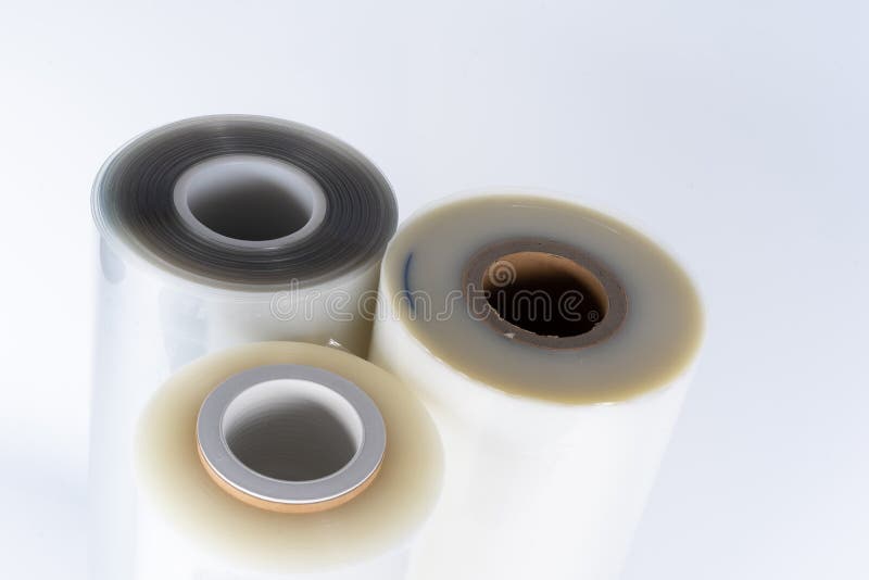 The Plastic Roll for Wrap and Seal Food. Stock Photo - Image of clean ...