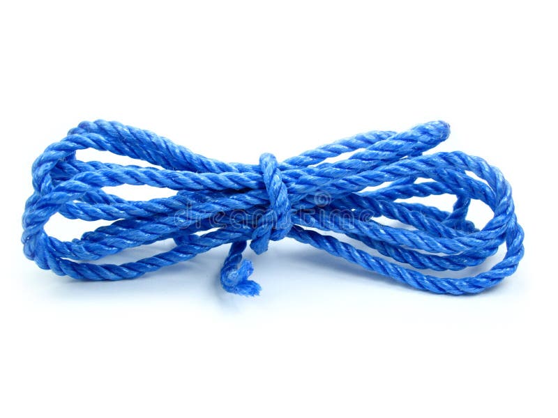 Plastic rope 2 stock image. Image of knot, plastic, white - 3575927