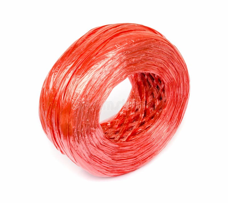 Red plastic rope stock photo. Image of bind, rope, textured - 26988648
