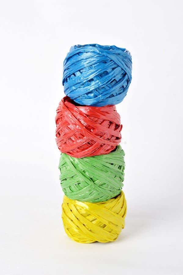 Plastic rope stock photo. Image of gift, color, hanging - 69599266