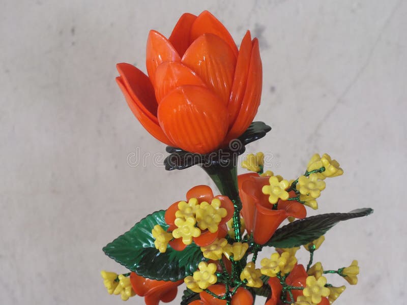 Beautiful Plastic roses stock image. Image of home, vulnerability ...