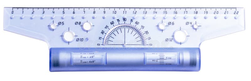 Plastic ruler stock photo. Image of drawing, engineering - 21815914