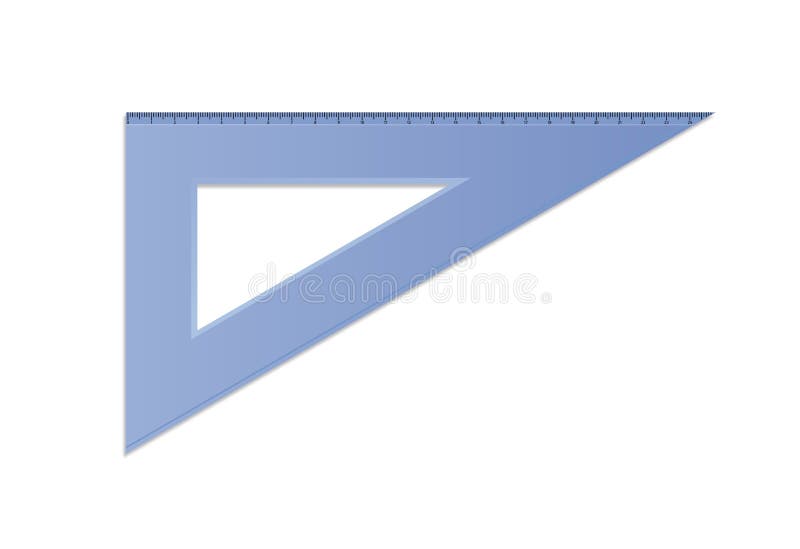 Plastic ruler stock illustration. Illustration of office - 58345770