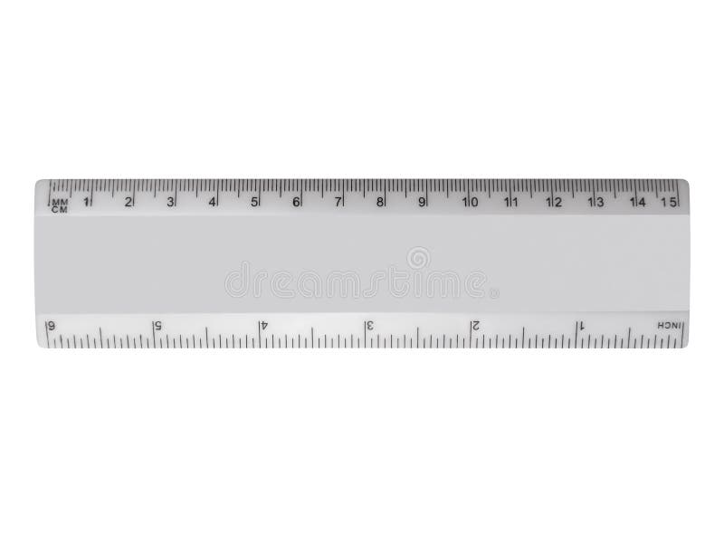 Plastic ruler - white stock image. Image of rule, plastic - 260922579