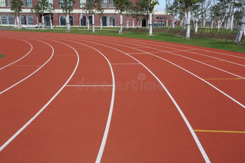 Plastic runway stock image. Image of daytime, sports - 64202505