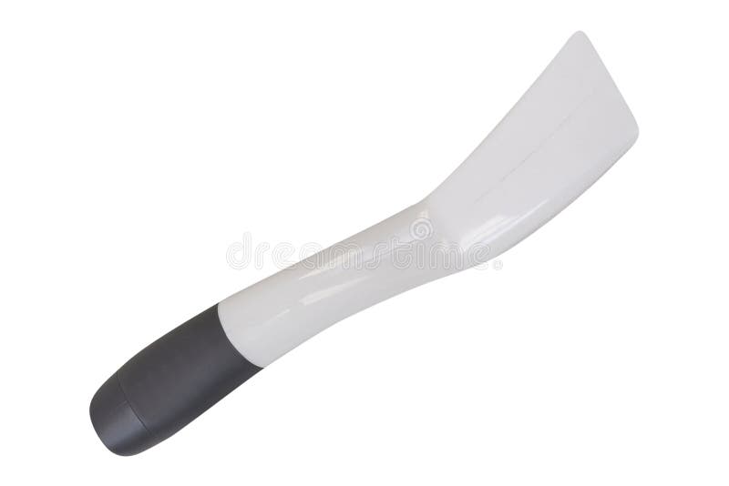 Plastic Scraper Isolated on White Stock Image - Image of bake, kitchen ...