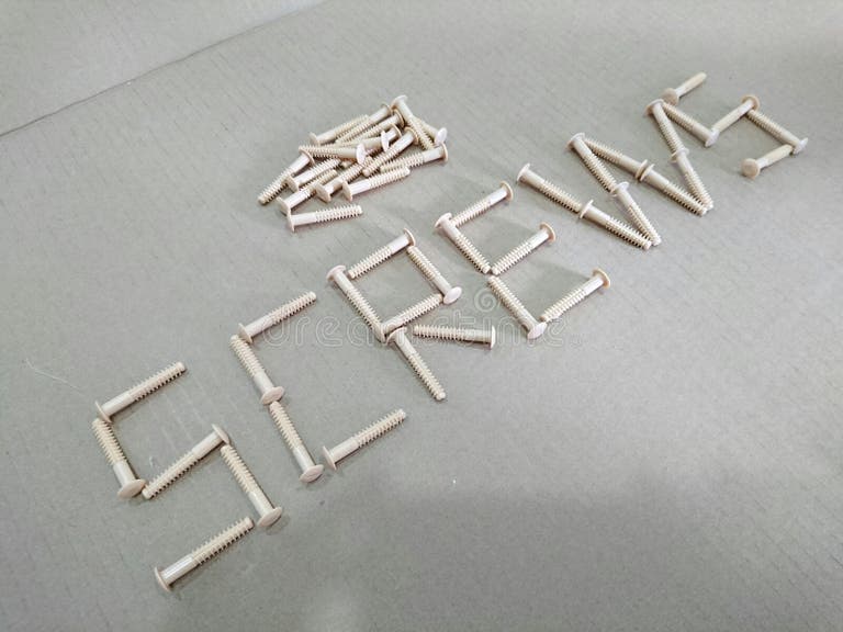 Plastic screws stock photo. Image of screws, bundle, tools - 76569456