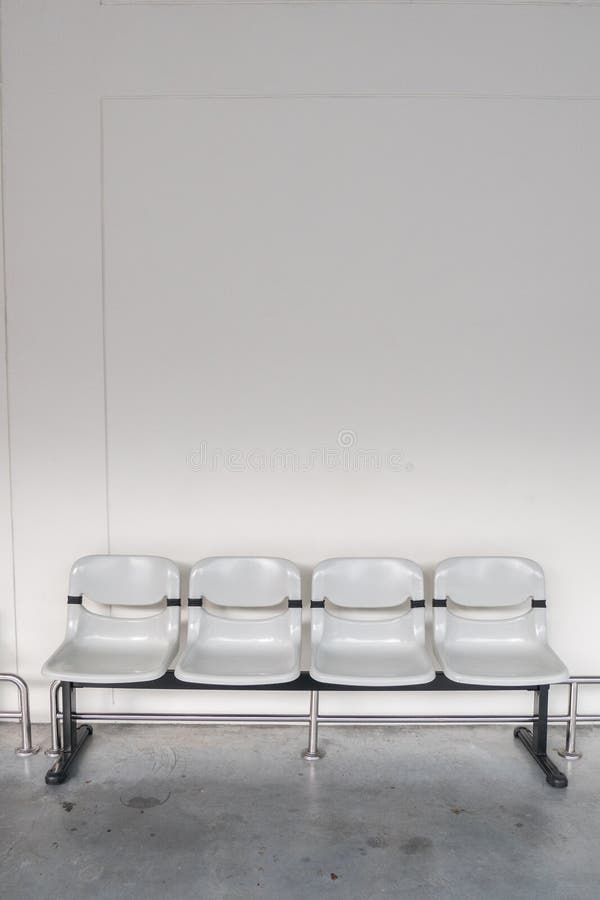 Plastic Seat in Airpor Terminal or Bus Stop Stock Photo - Image of ...