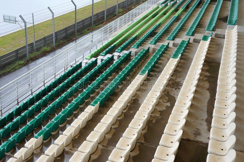 Plastic seats stock image. Image of arranged, architecture - 25302193