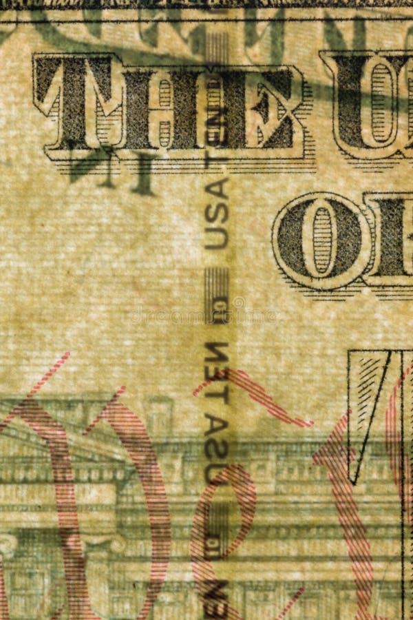 Security Strip in $50 Bill stock photo. Image of notes - 21677638