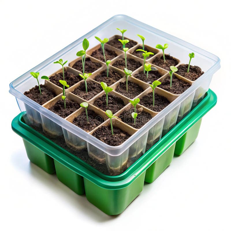 Plastic Seed Starter Tray with Multiple Compartments for Sprouting ...