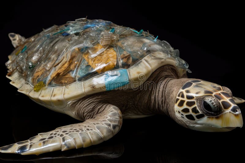 Plastic Shell in Sea Turtle, Pollution of the World S Oceans ...