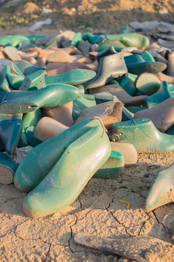 Plastic shoe molds stock photo. Image of form, daytime - 31309674