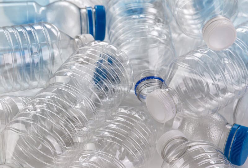 Plastic Single Use Bottles Close Up Stock Photo - Image of rubbish ...