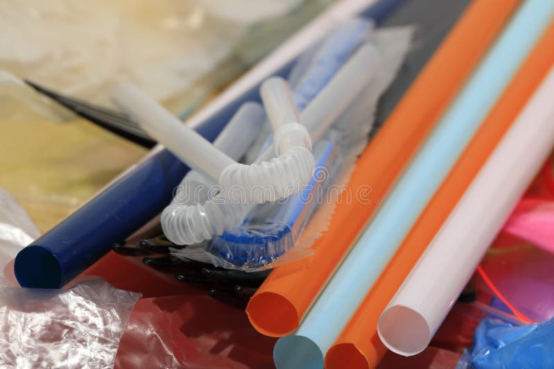 Plastic Single-use Products Stock Photo - Image of issues, environment ...