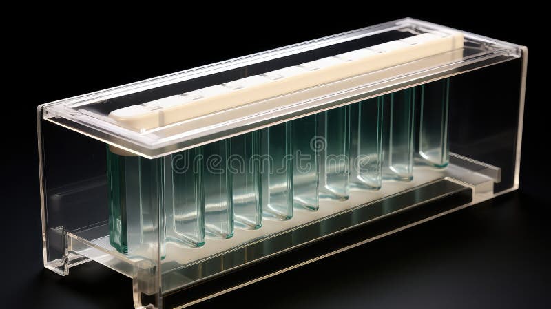 Plastic slide box stock illustration. Illustration of compact - 369686582