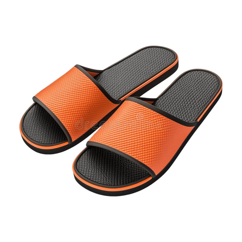 Plastic Slippers on Transparent Background - Ai Generated Stock ...