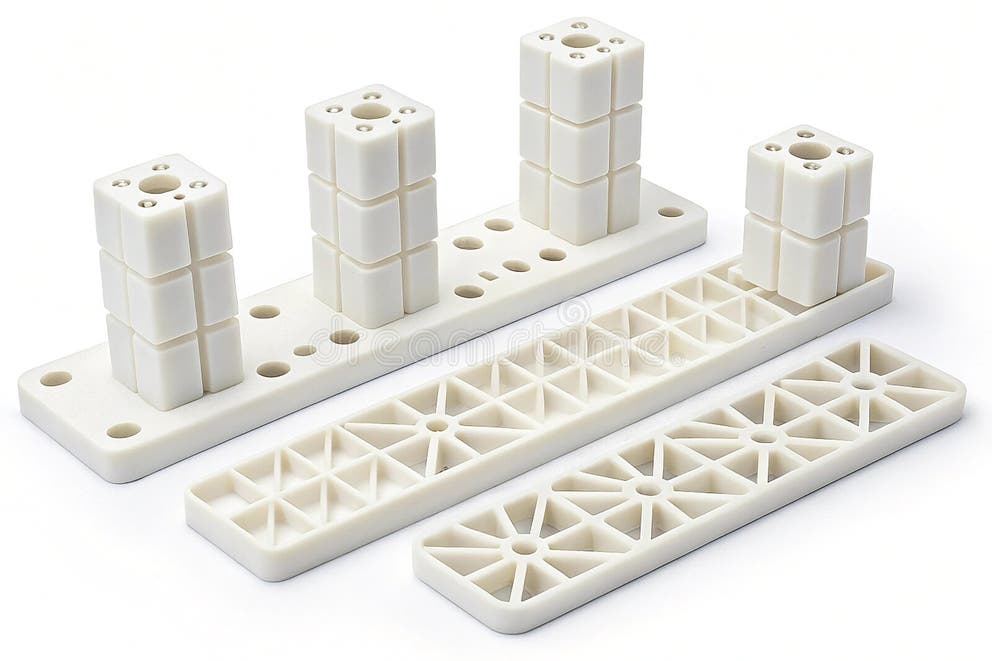 Plastic Spacers for Aligning Bricks and Tiles Stock Illustration ...