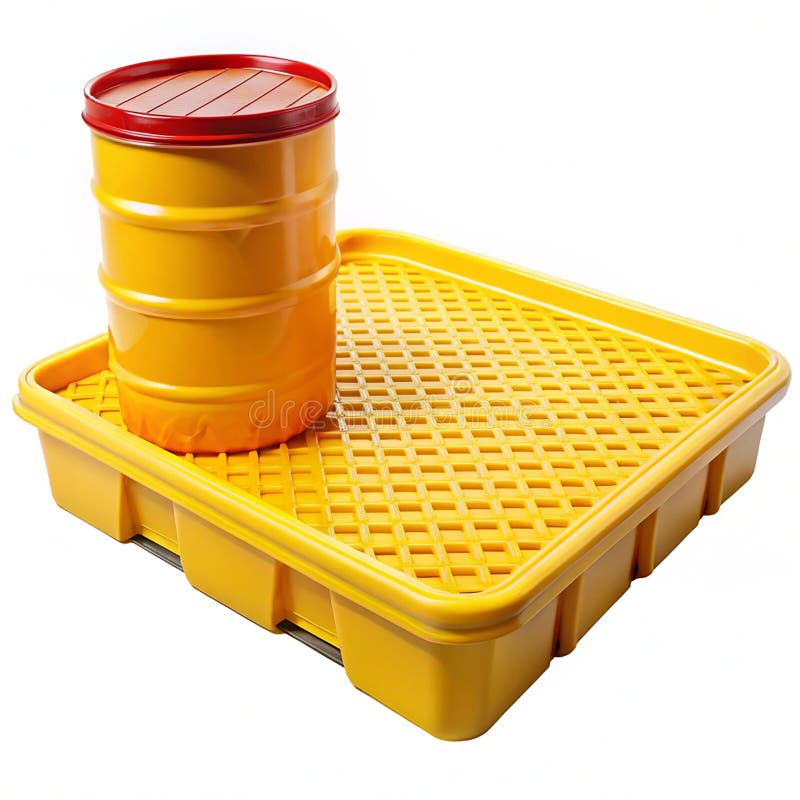 Plastic Spill Containment Tray for Hazardous Materials Stock ...