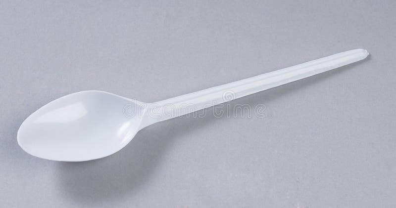 Plastic spoon stock photo. Image of white, object, domestic - 13670192