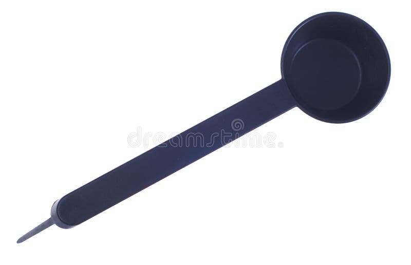 Plastic spoon for coffee. stock photo. Image of grinder - 55333900