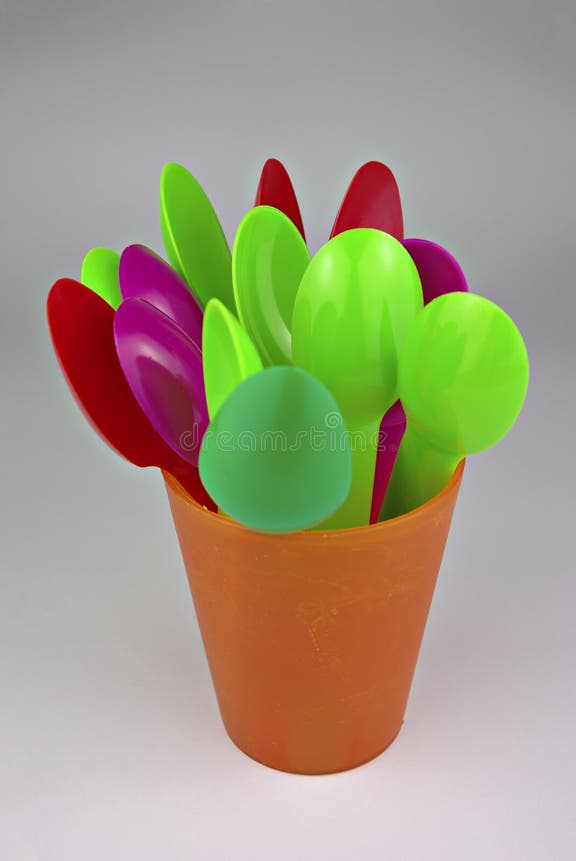 Plastic Spoons stock image. Image of plastic, accessories - 47670829