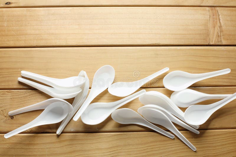 Plastic Spoons stock photo. Image of dinnerware, spoons - 97340832