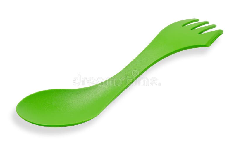 Plastic spork isolated stock image. Image of fast, boat - 19144347