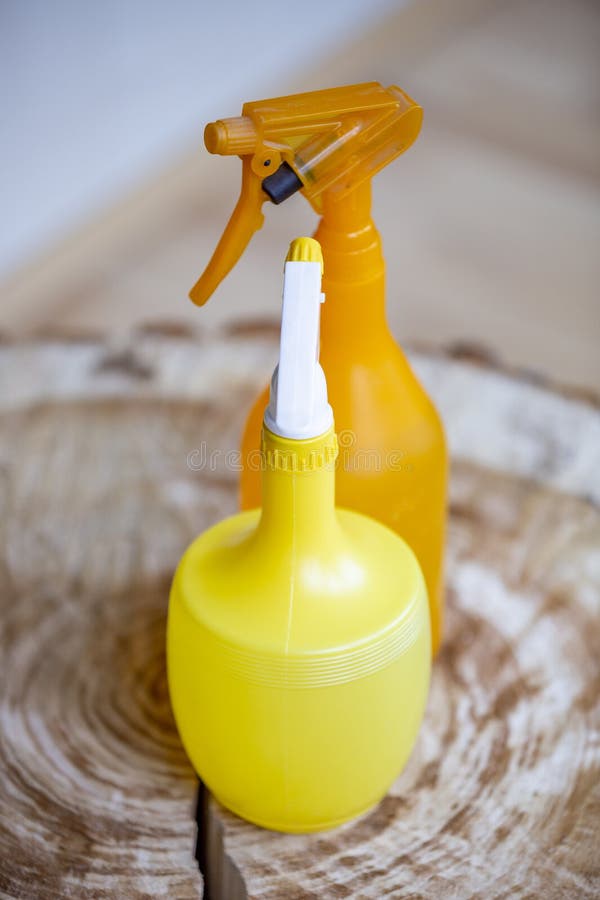 Sprayer for Water and Antimicrobial Fluids Stock Photo - Image of ...