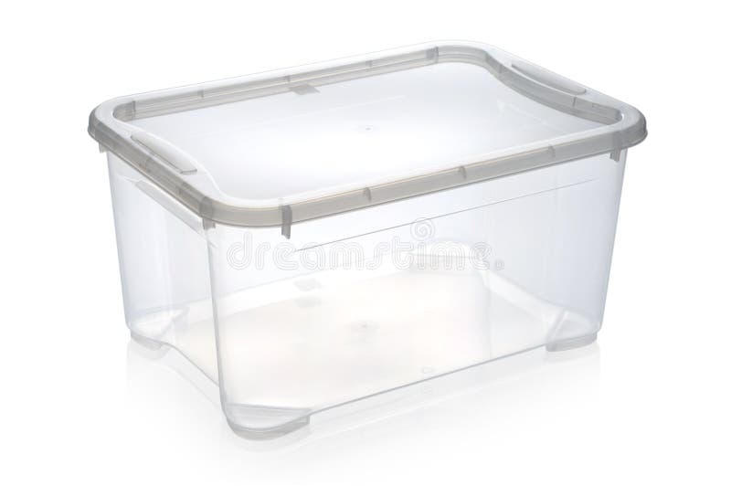 Plastic storage box stock image. Image of shot, studio - 21986439