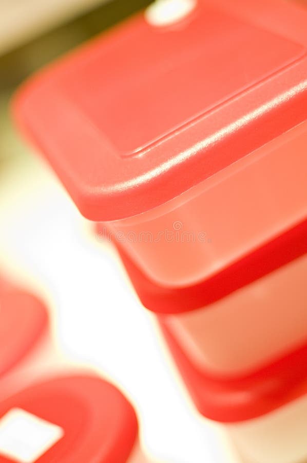 Plastic storage boxes stock photo. Image of containers - 4152066