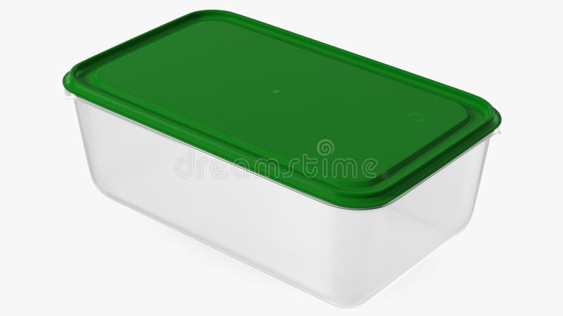 Plastic Storage Container with Secure Lid Design Stock Photo - Image of ...