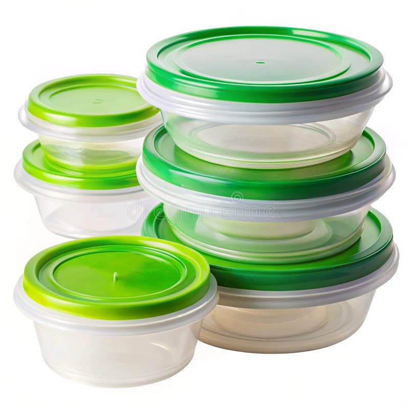 Plastic Storage Lid Set with Universal Compatibility for Bowls Stock ...