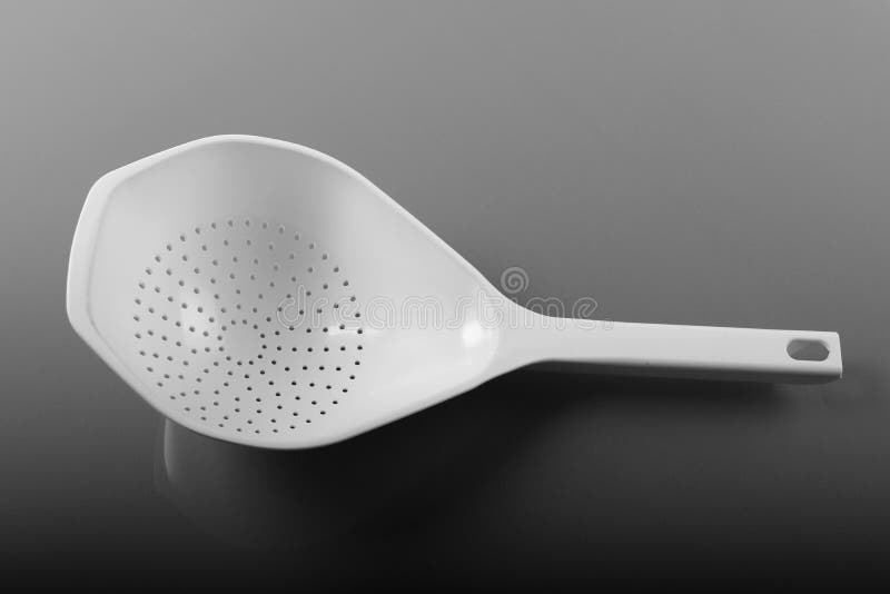 Plastic Strainer with Handle Stock Image - Image of drain, clipping ...