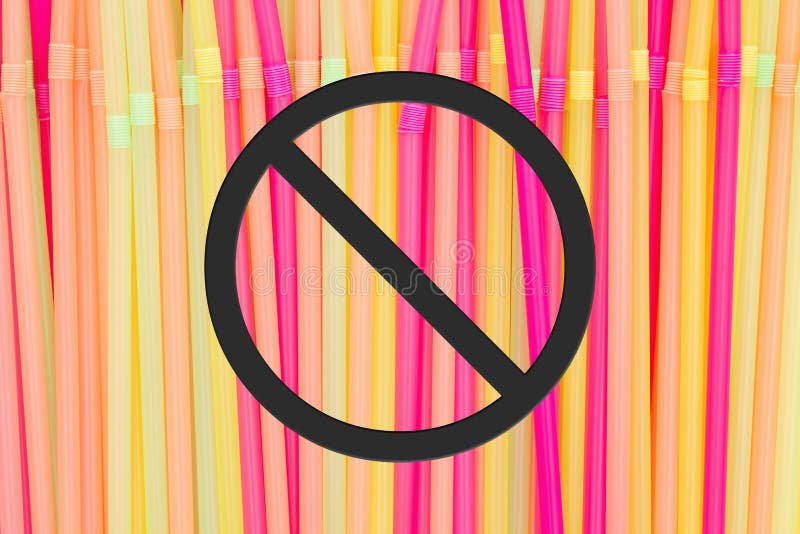 Colored Straws stock photo. Image of drinking, bend - 227738764