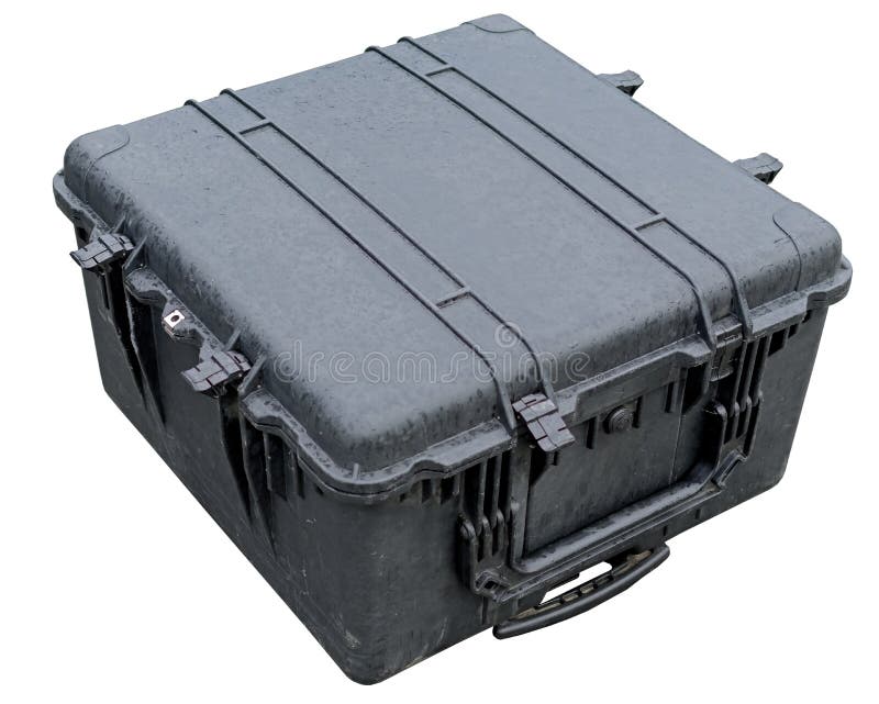 Plastic Suitcase. Durable Case Stock Image - Image of handle, rugged ...