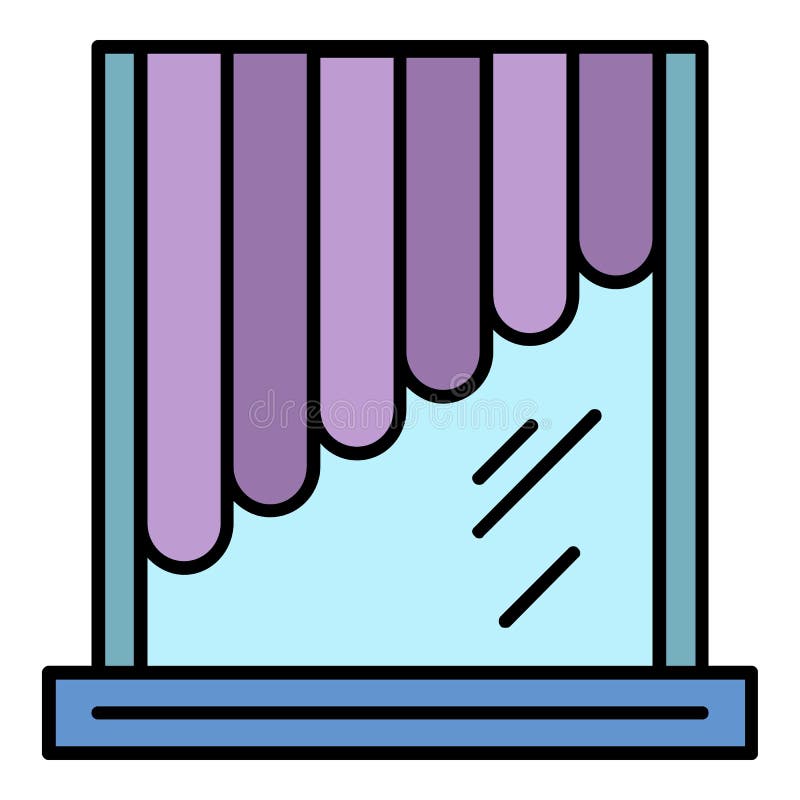 Plastic Sun Shutter Icon Color Outline Vector Stock Vector ...