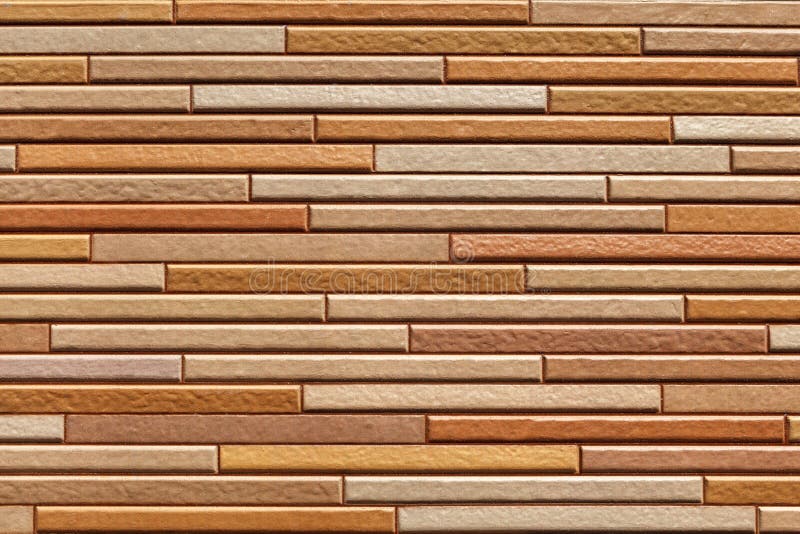 Plastic Surface with Imitation of Brown Stone Masonry Stock Photo ...