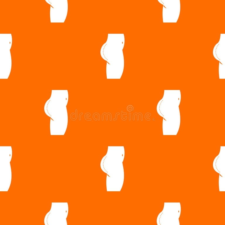 Plastic Surgery of Buttocks Pattern Seamless Stock Vector ...